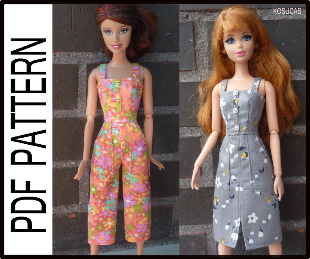 PDF Dolls Clothing Patterns for Poppy Parker and Similar Size 11.5 Inch ...