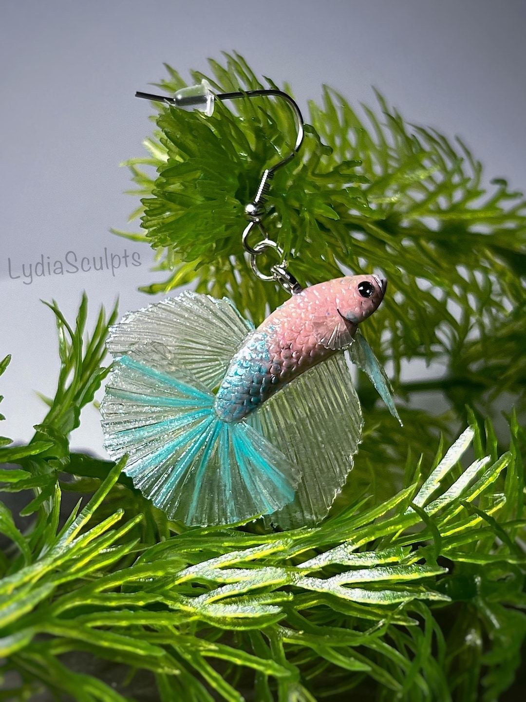 Custom Fish Earrings OR Keychain | Handmade Fish Art - Etsy