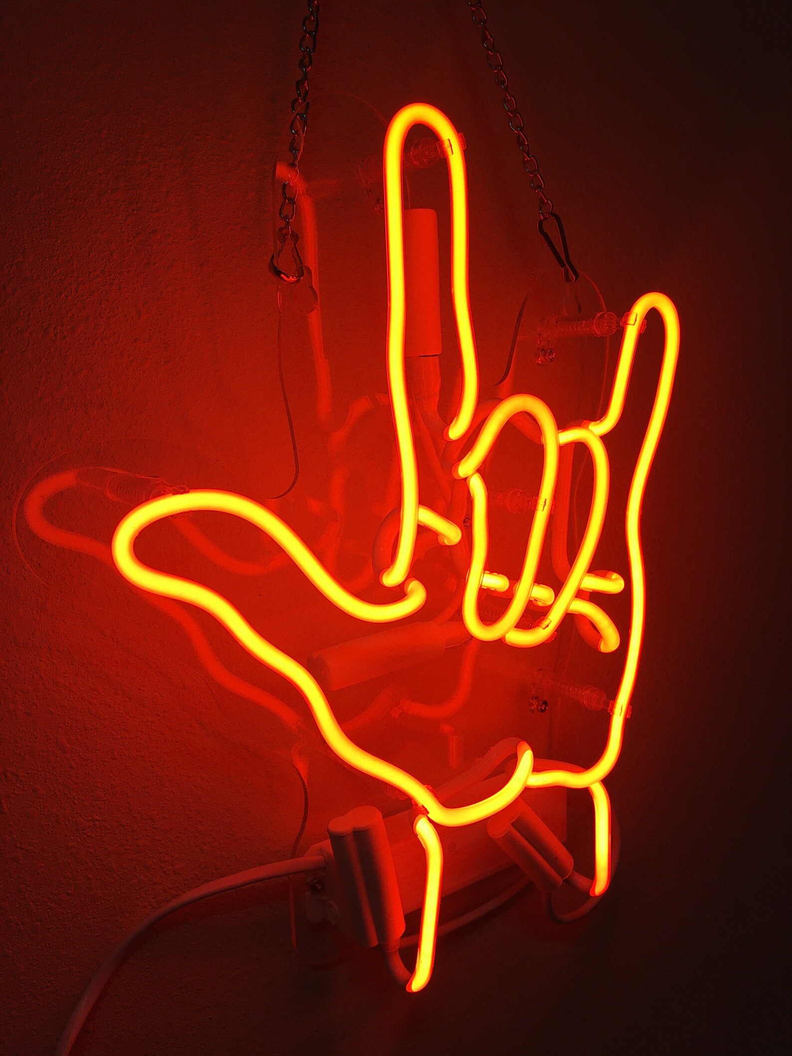 Rockstar Hand Symbol Neon Sign | Etsy