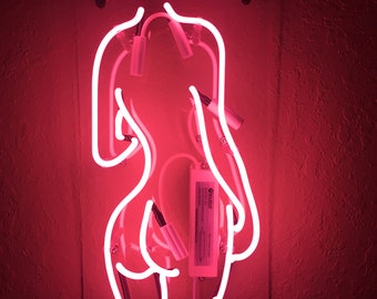 Lady LED Neon Sign / Lady Silhouette Neon Light Woman Neon | Etsy