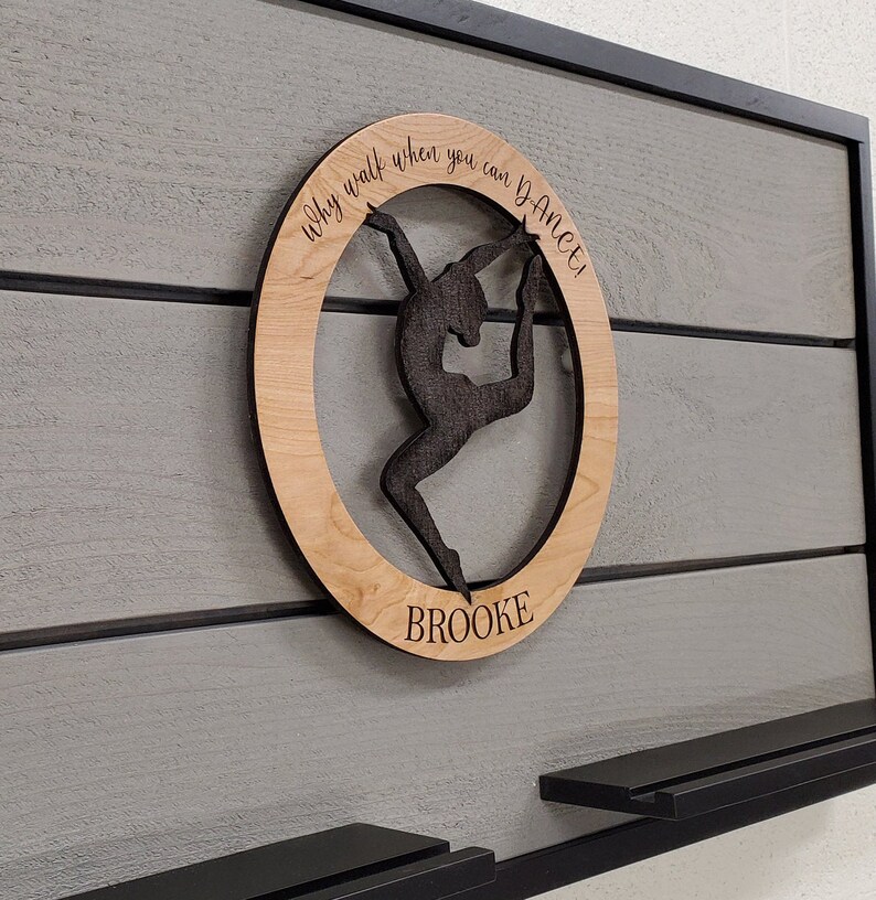 Custom Dance Wall Art With Shelf | Etsy