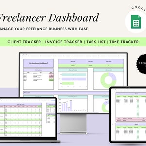 Freelance Dashboard, Freelance Planner, Business Plan, Small Business ...