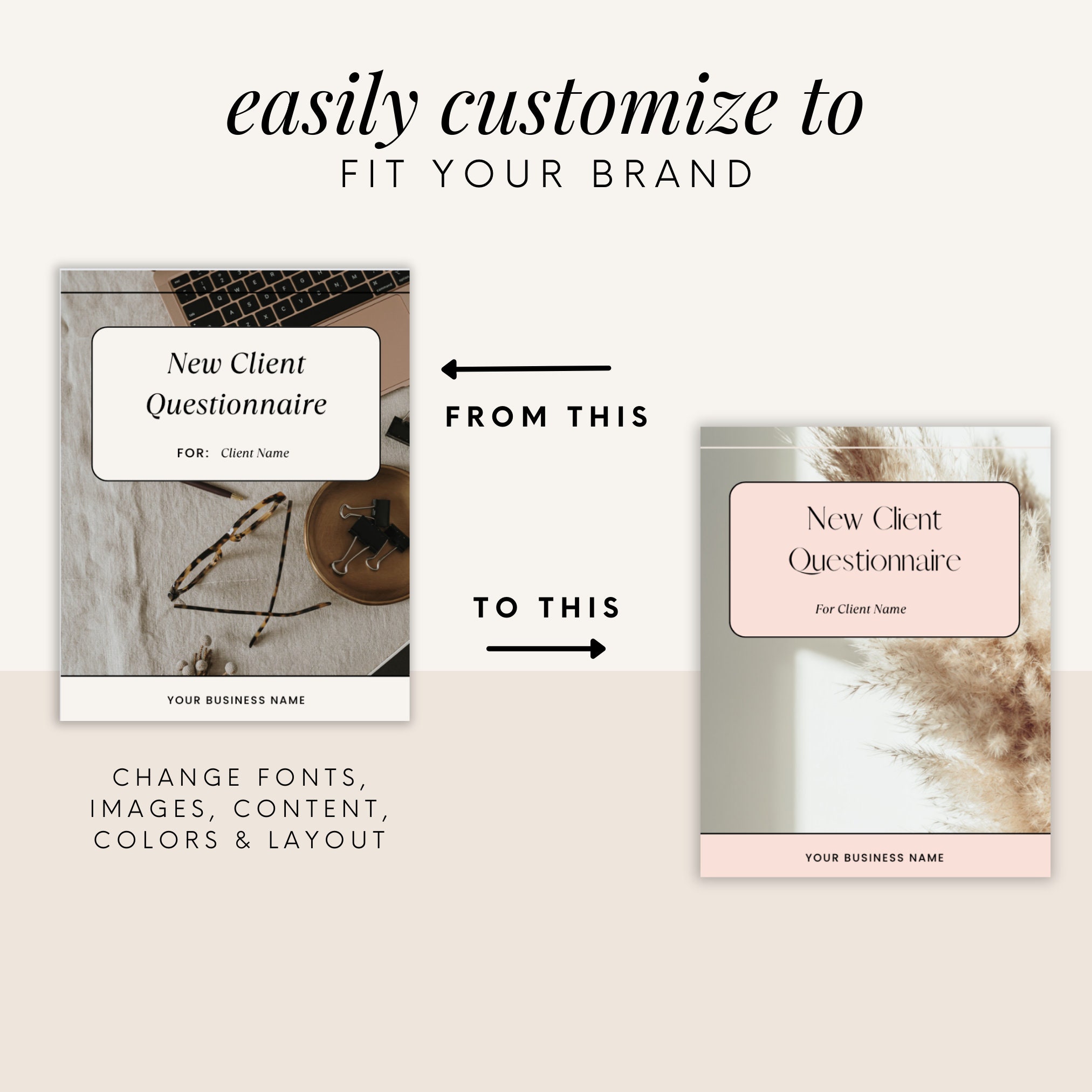 New Client Questionnaire | Client Onboarding | Survey Template ...