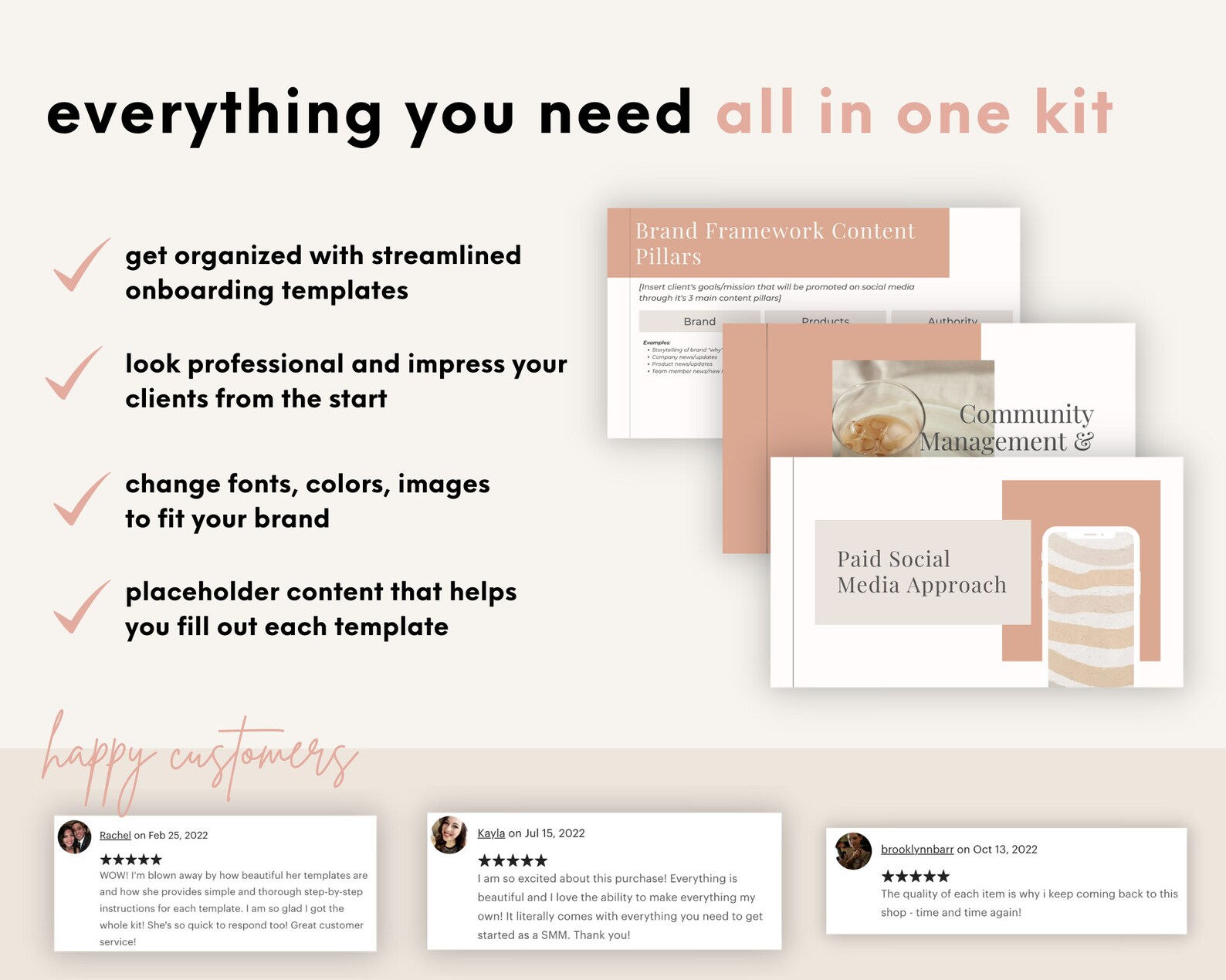 Social Media Manager Starter Kit Social Media Manager Bundle - Etsy