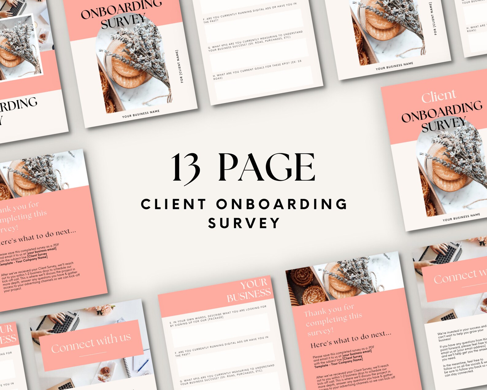 Client Onboarding Survey Template | New Client Survey Template | New ...