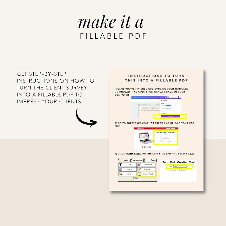New Client Questionnaire | Client Onboarding | Survey Template ...