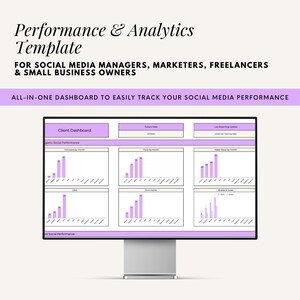 Social Media Analytics Reporting Template | Social Media Dashboard ...