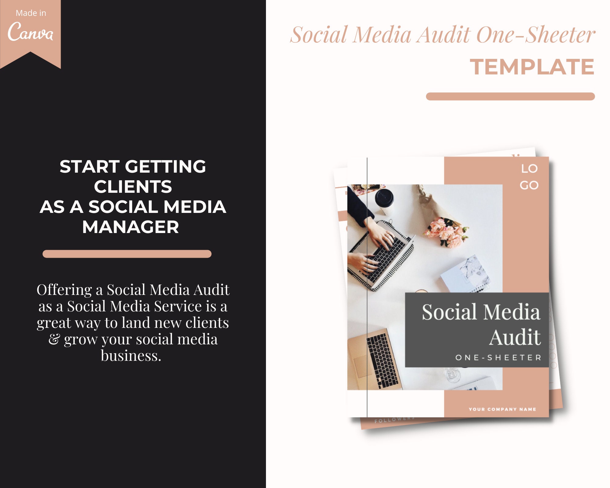 Social Media Manager Starter Kit Social Media Manager | Etsy