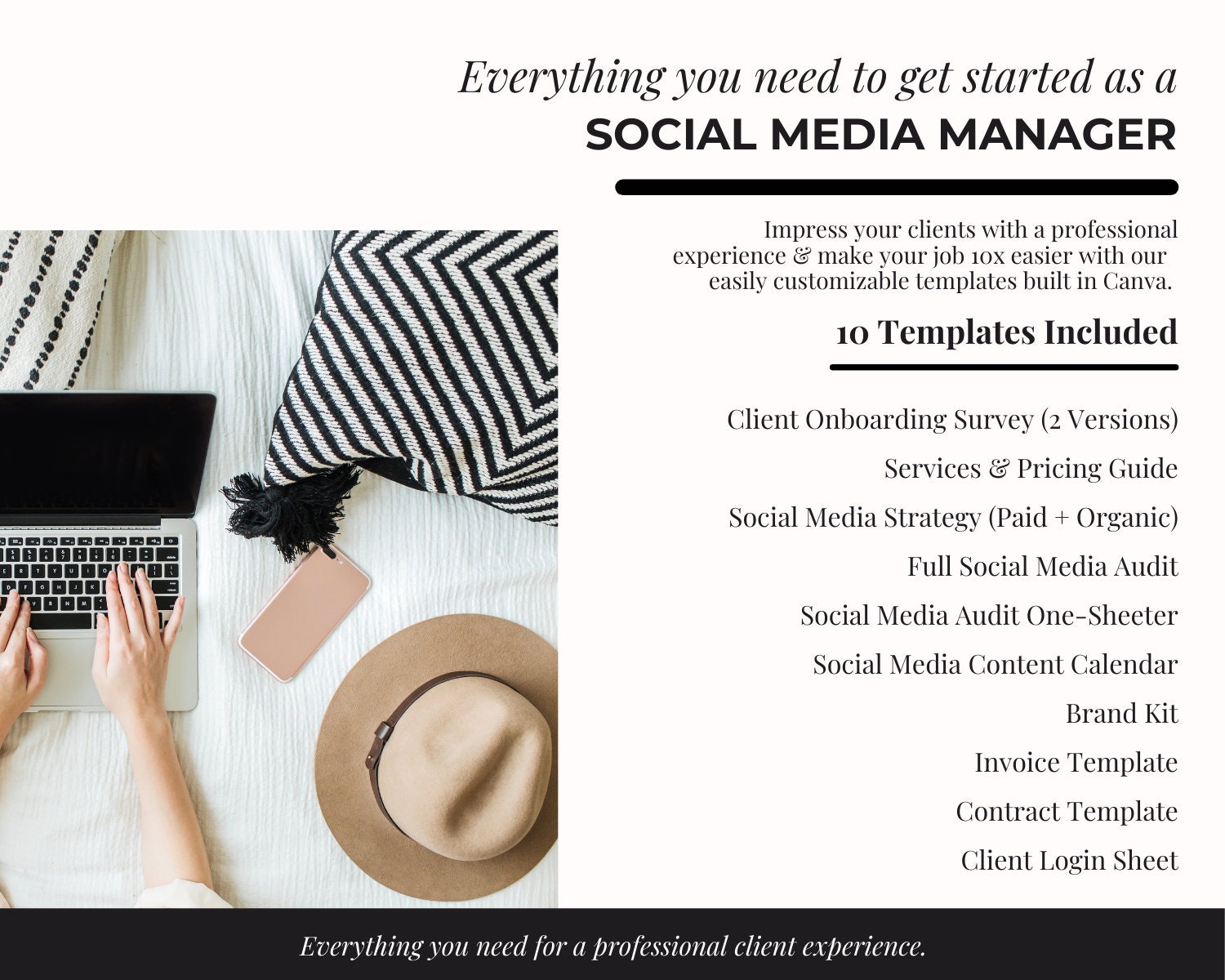 Social Media Manager Starter Kit Social Media Manager | Etsy