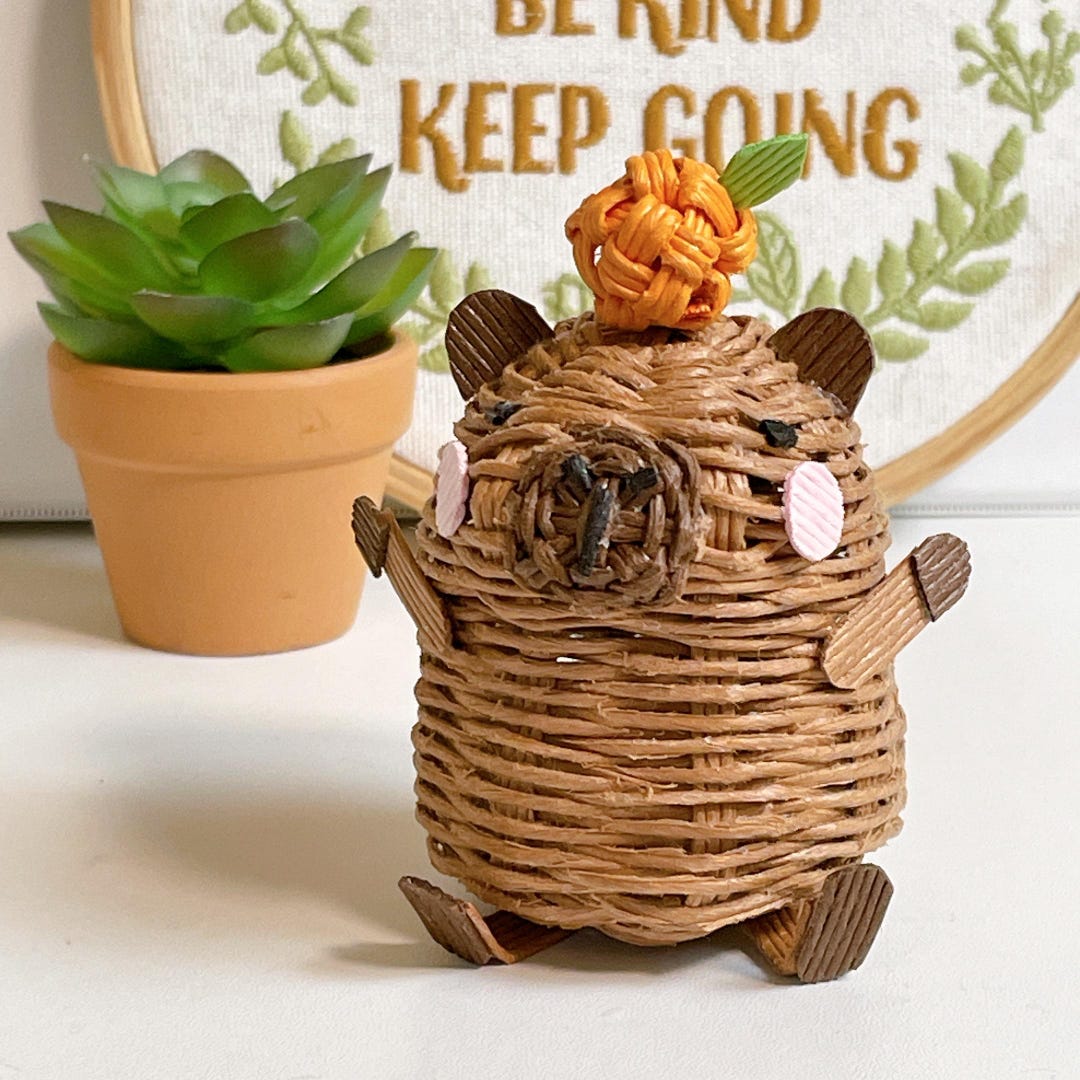 Capybara Handmade Paper Toy - Etsy