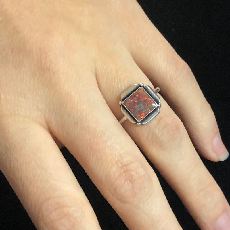 Fire Opal Jewelry - Etsy