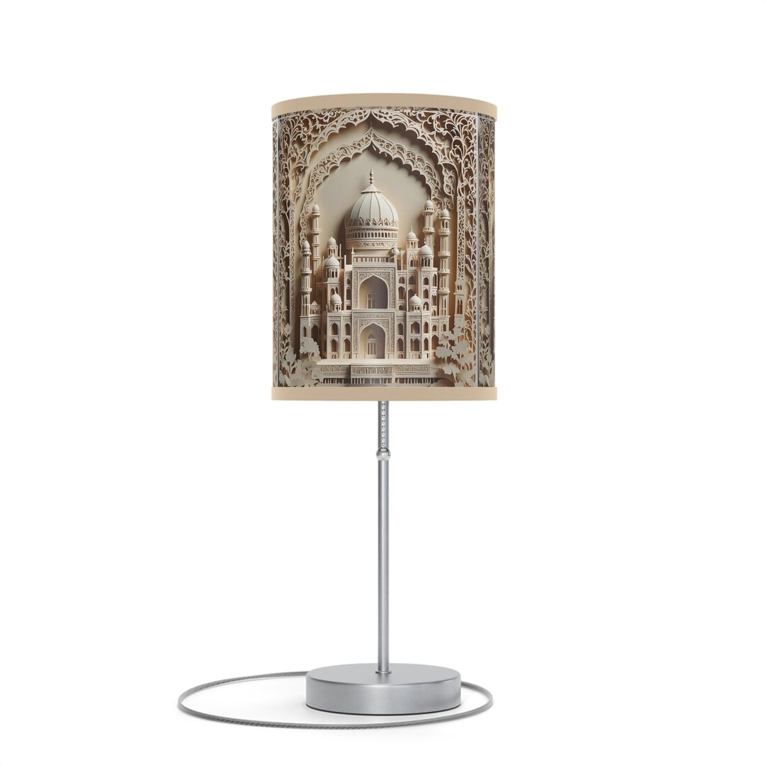 Taj Mahal 3D Illusion Lamp on a Stand, USCA Plug - Etsy