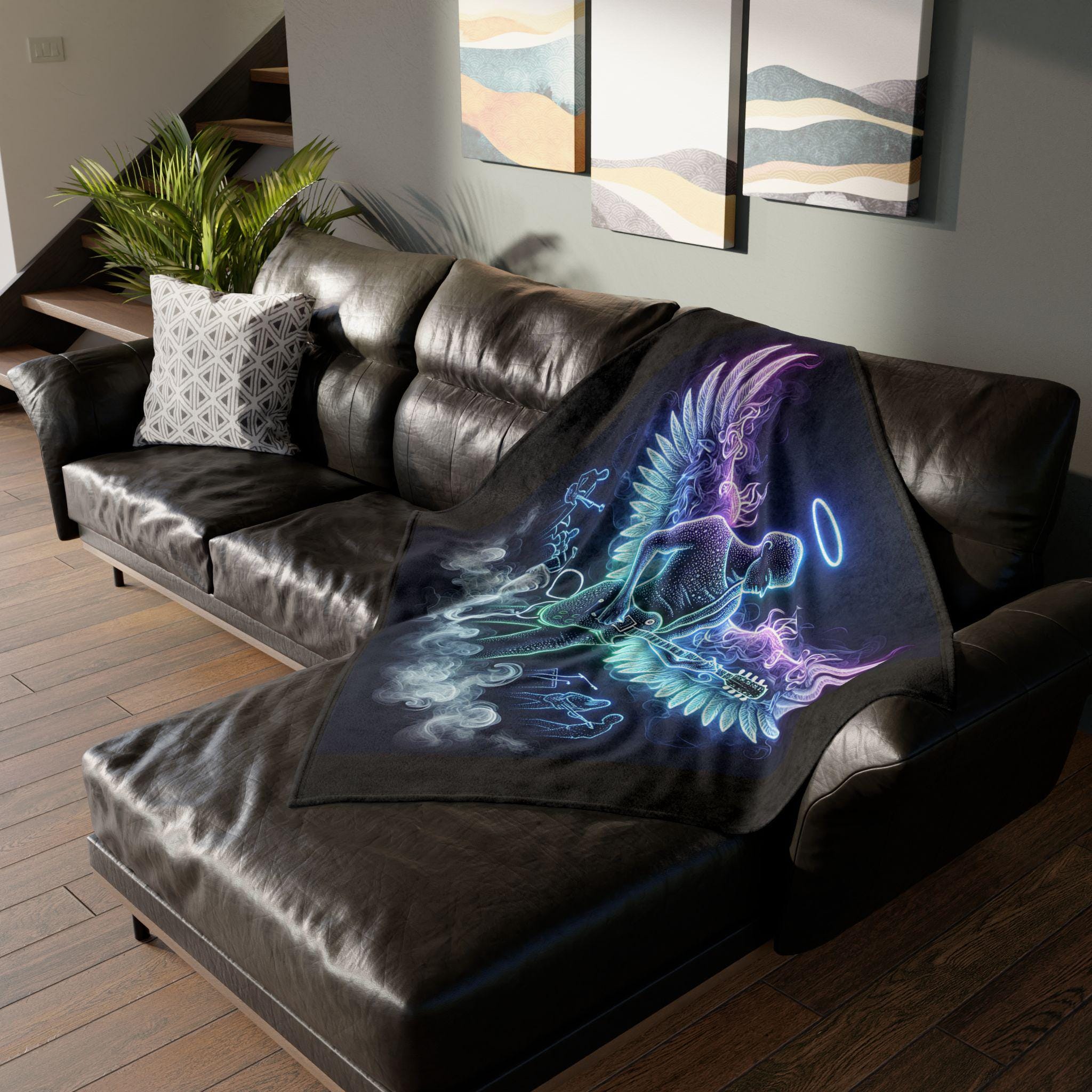 Rock N Roll Heaven Soft Polyester Blanket - Etsy
