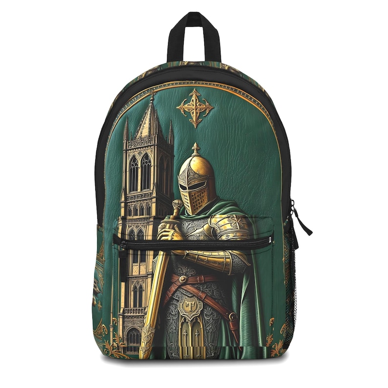 Gothic Knight Backpack, Medieval Warrior Bag, Gothic Castle Rucksack ...