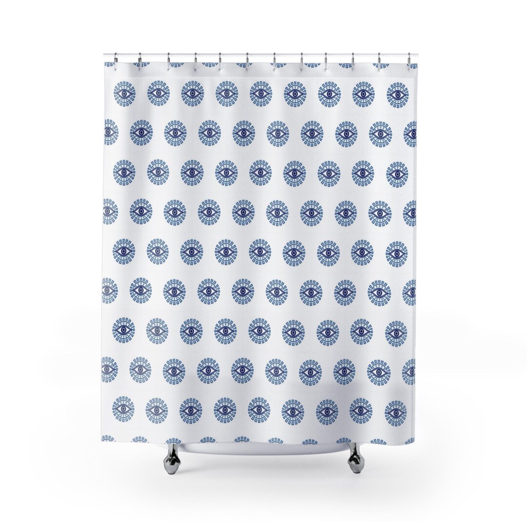 Evil Eye Shower Curtains - Etsy