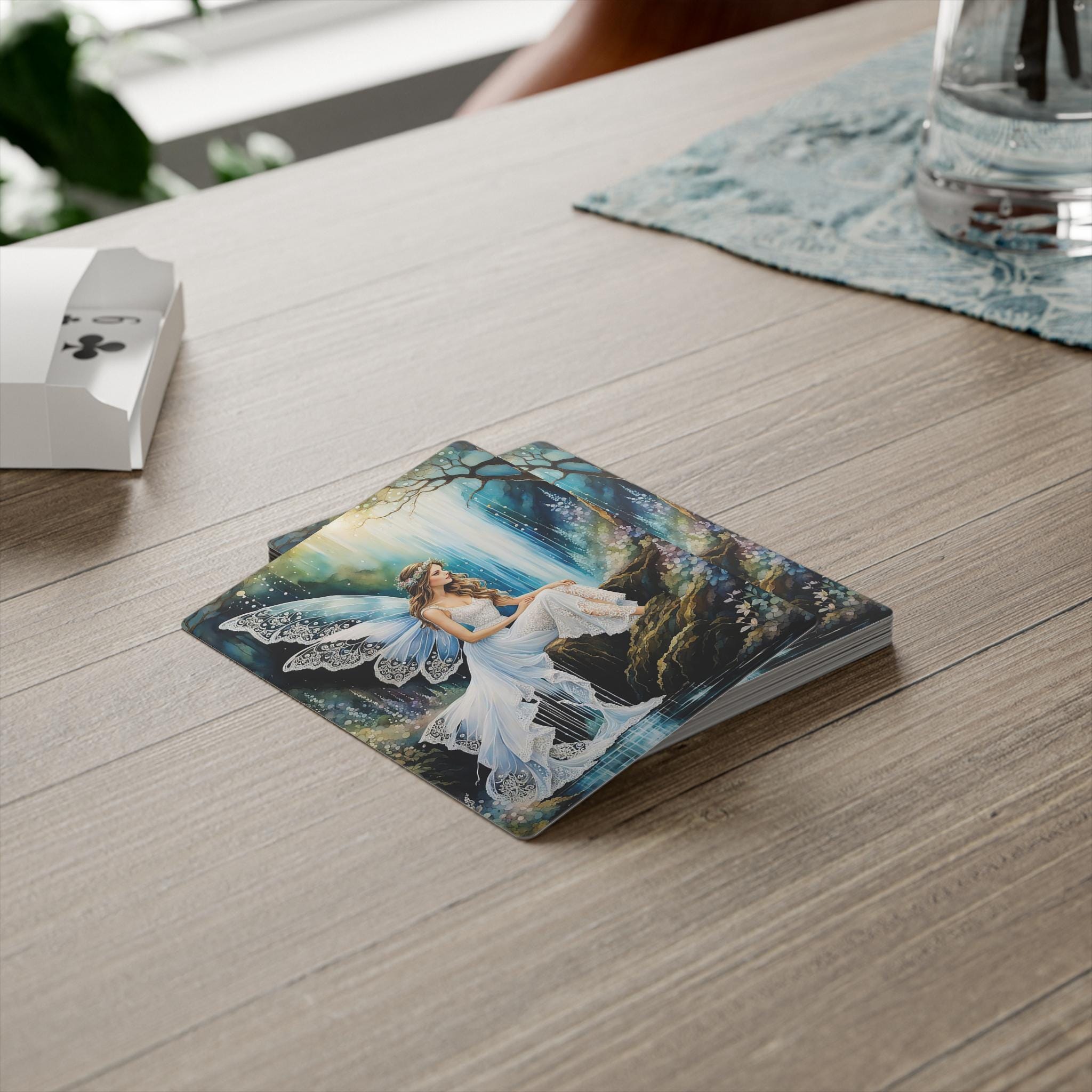 Angel Visiting Poker Cards - Etsy