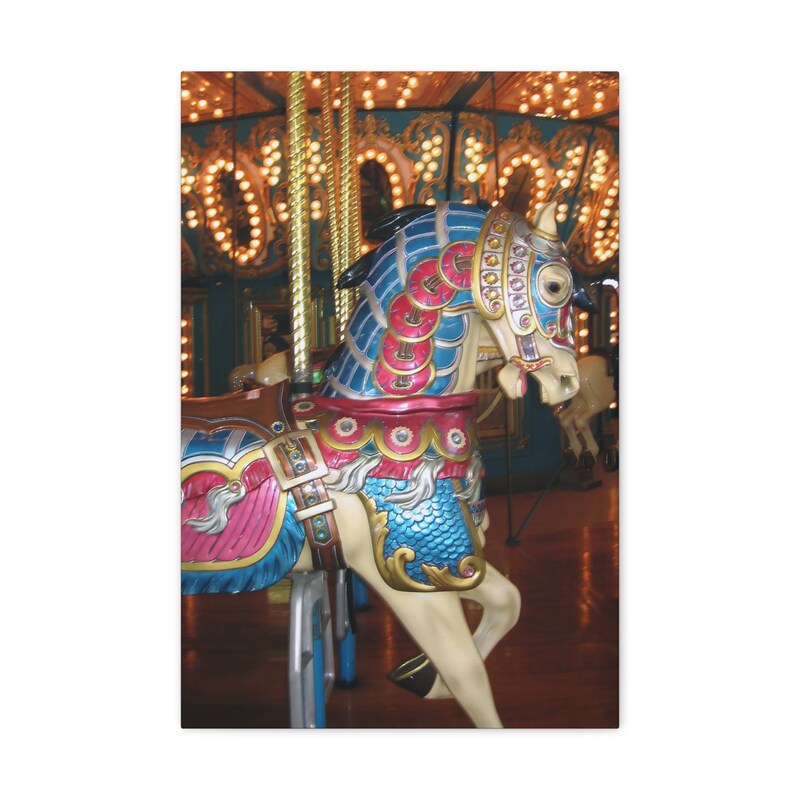 Carousel Horse Art - Etsy