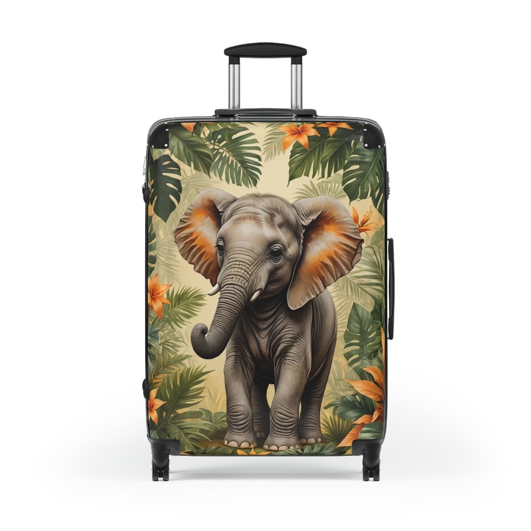 Cute Baby Elephant Suitcase - Etsy
