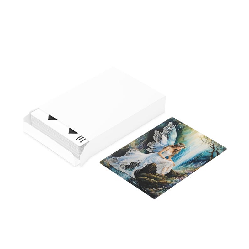 Angel Visiting Poker Cards - Etsy