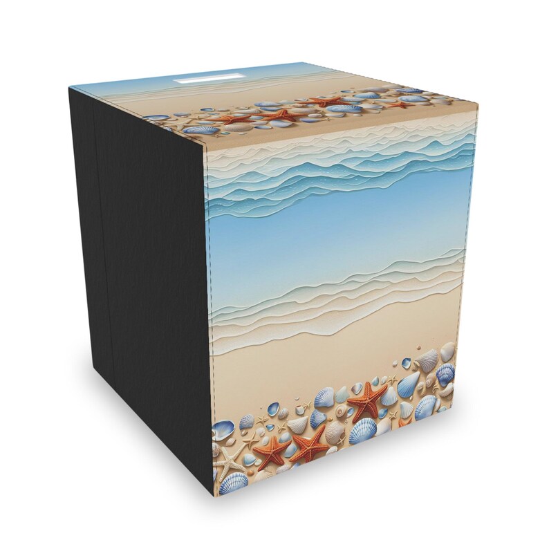 Seashells on the Beach Felt Storage Box - Etsy