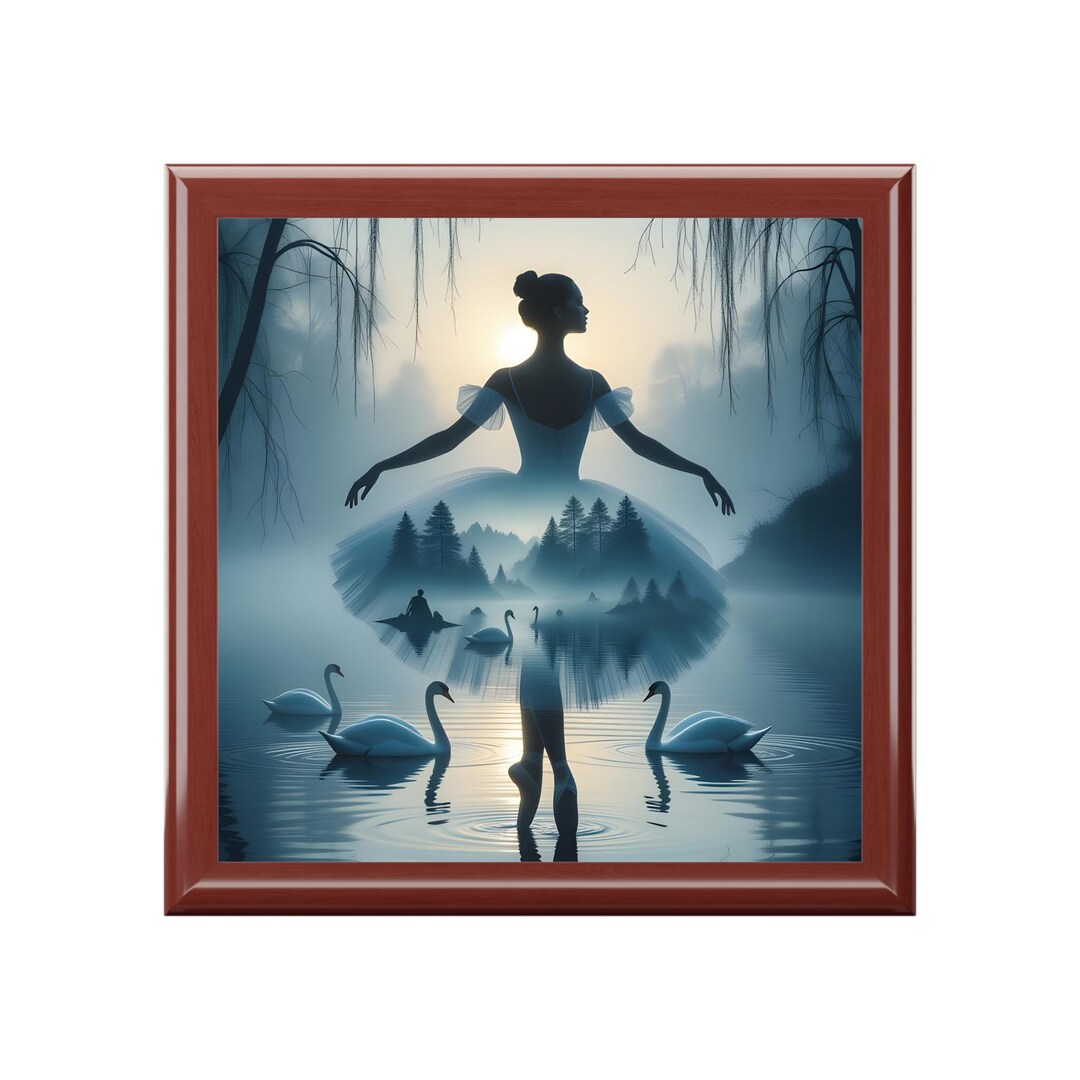 Swan Lake Ballerina Jewelry Box: Ballet Dancer Organizer - Etsy
