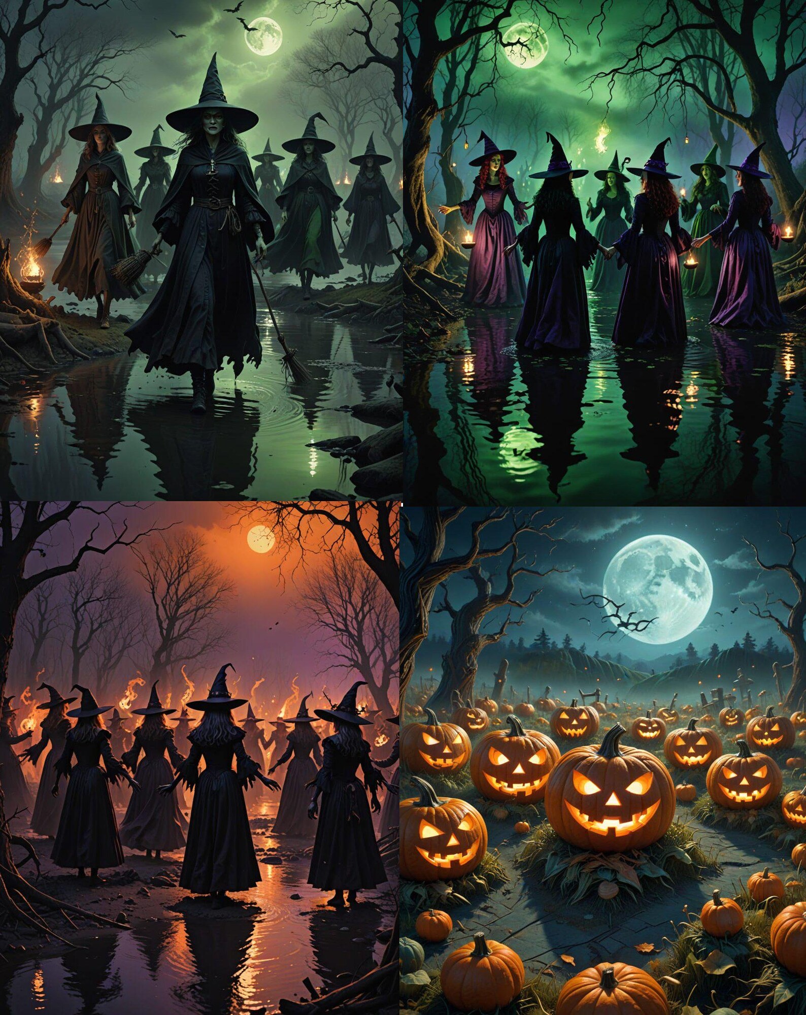 Halloween Witches Bundle Digital Download - Etsy