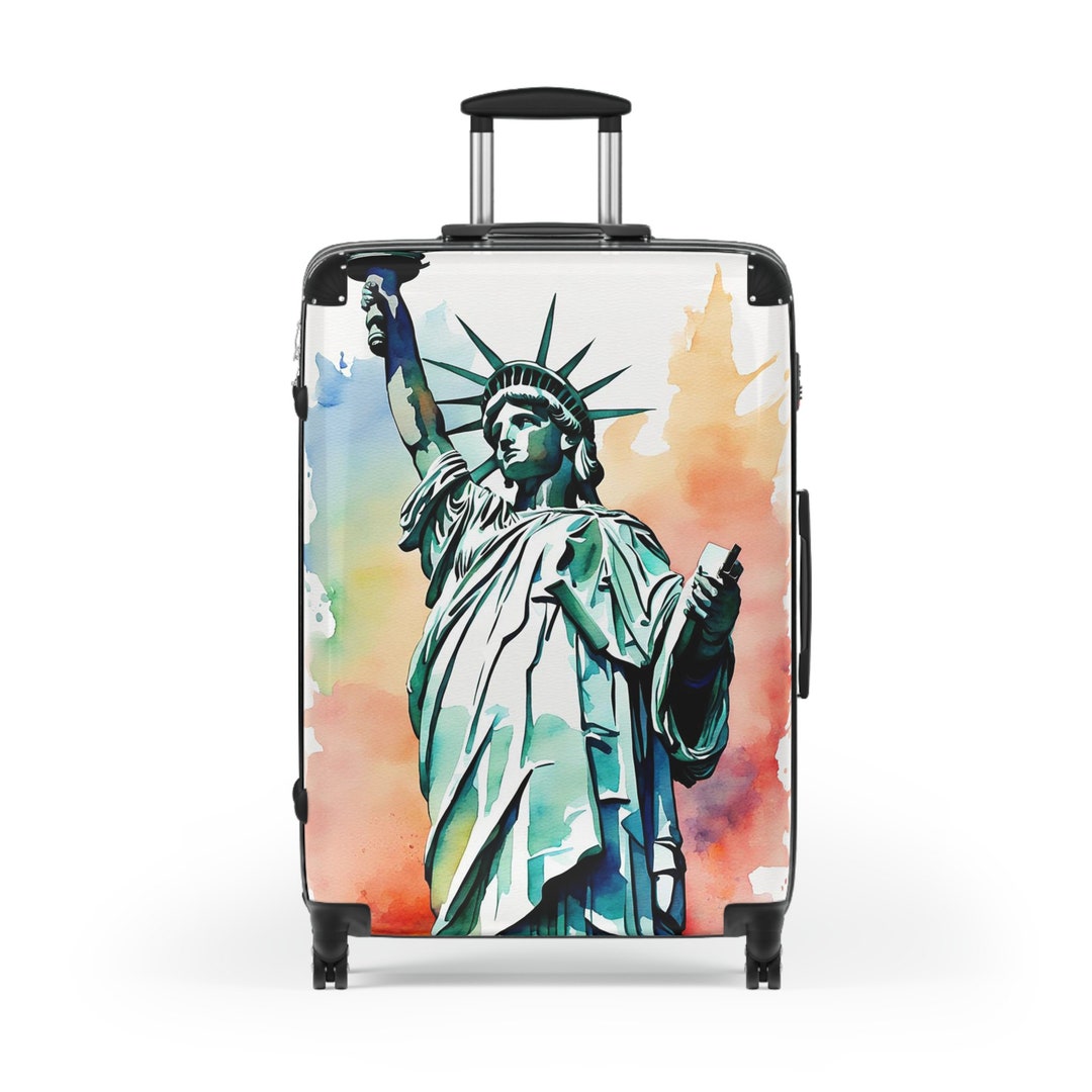 Statue of Liberty New York City Suitcase - Etsy