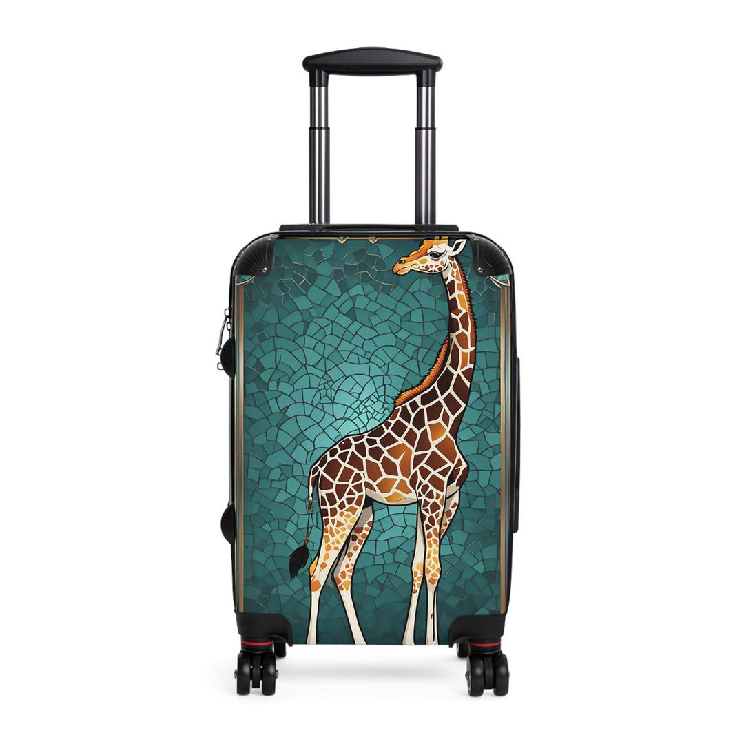 Giraffe Print Suitcase: Hardshell Carry-on Luggage - Etsy