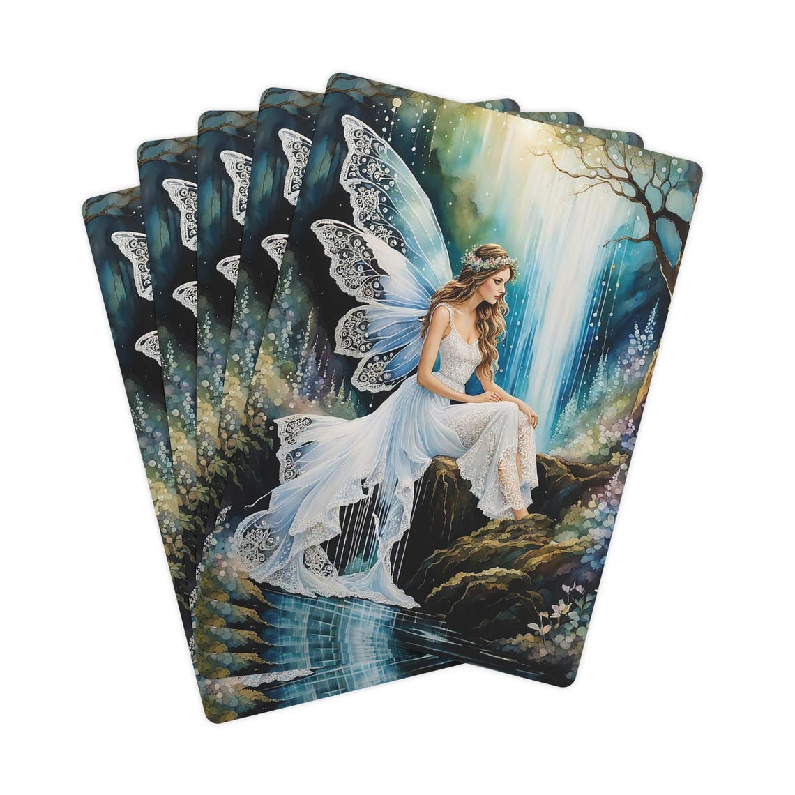 Angel Visiting Poker Cards - Etsy