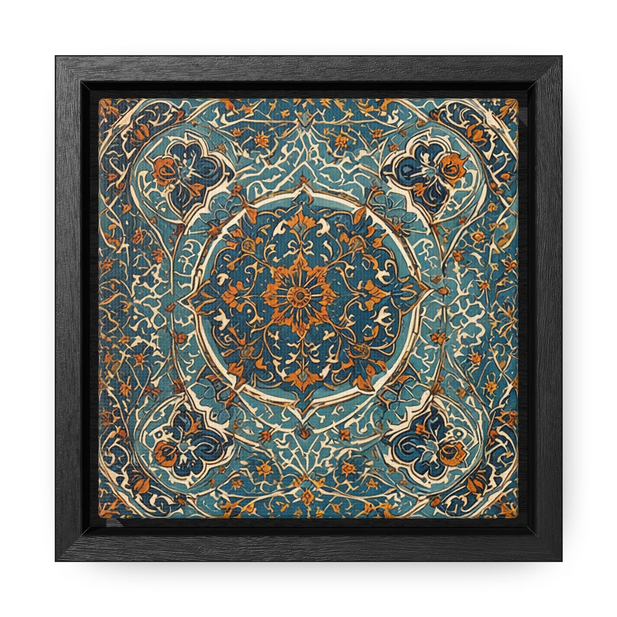 Framed Turkish Tile 11 Art Print Gallery Canvas Wraps, Square Frame - Etsy