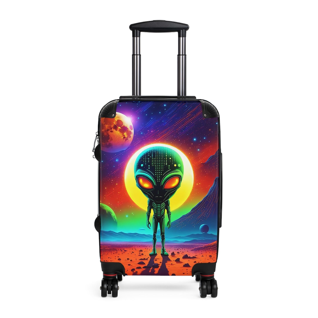 Martian Alien Suitcase - Etsy