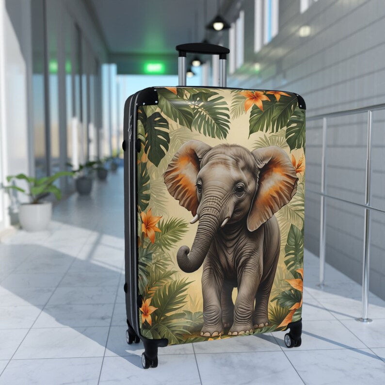 Cute Baby Elephant Suitcase - Etsy