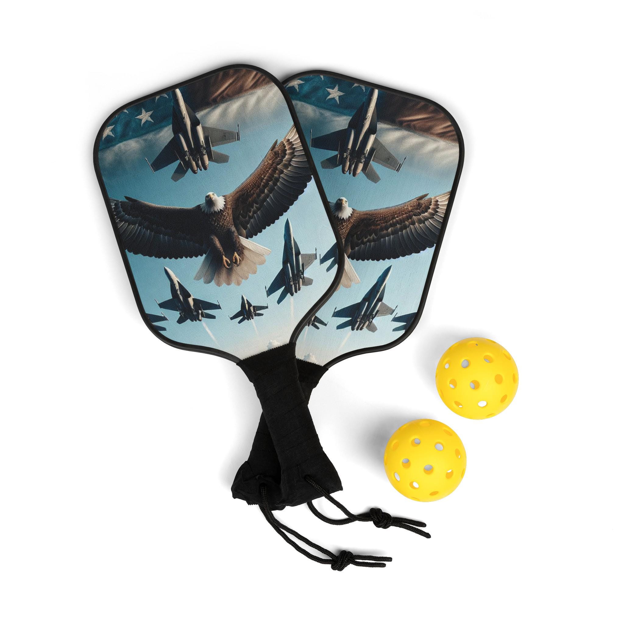 Fighter Jets Eagle Pickleball Kit - Etsy