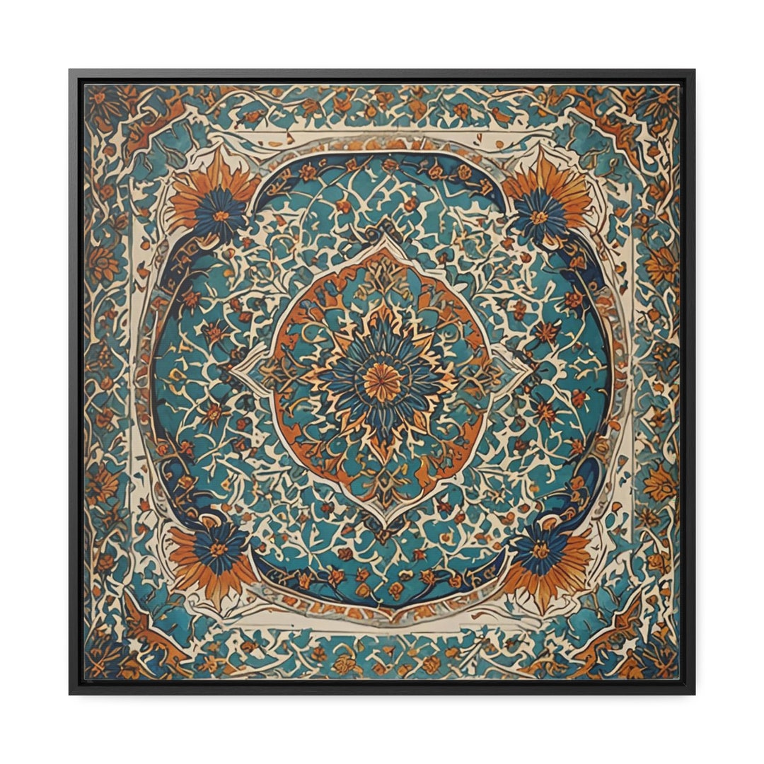 Framed Turkish Tile 10 Art Print Gallery Canvas Wraps, Square Frame - Etsy
