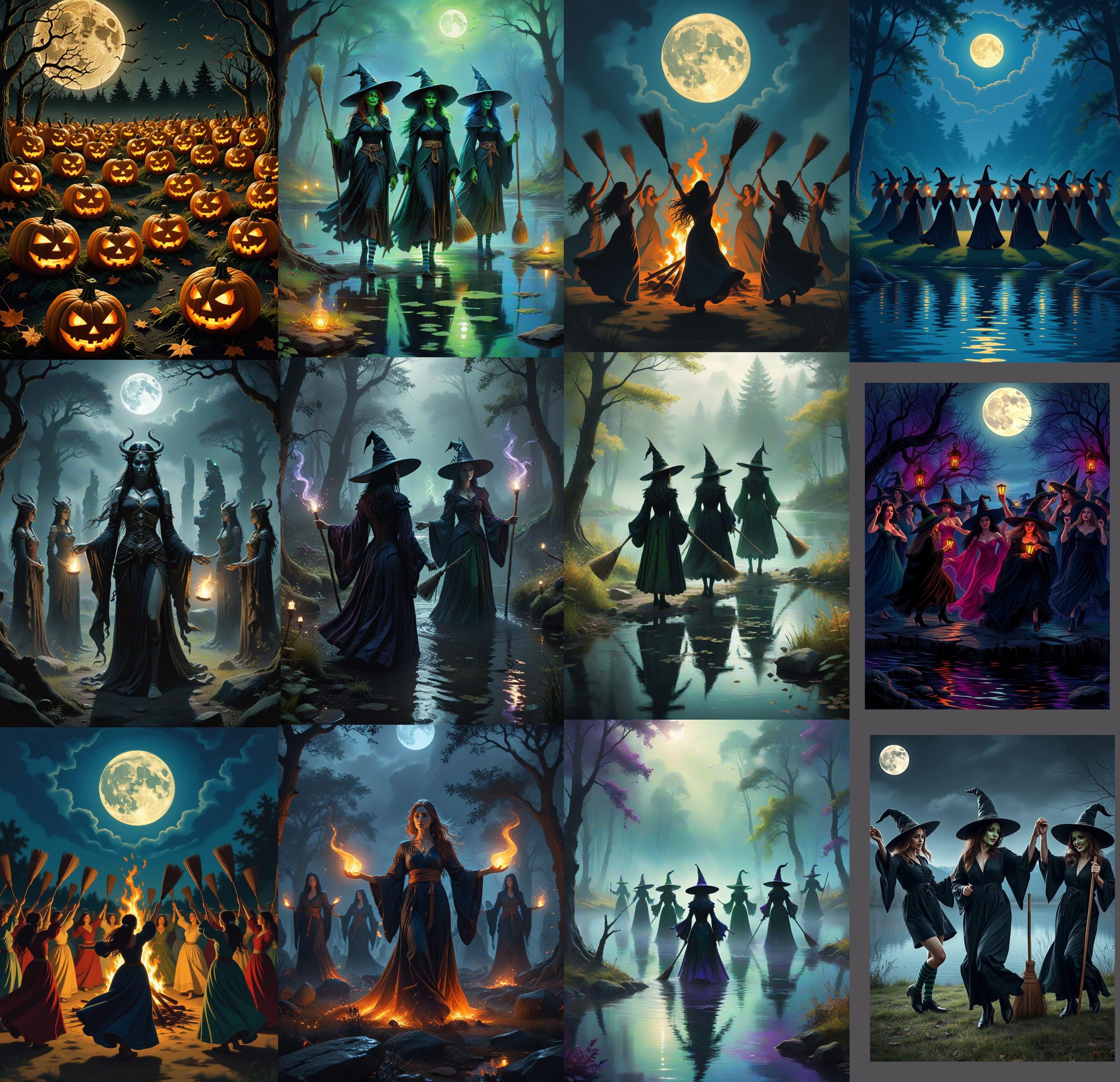 Halloween Witches Bundle Digital Download - Etsy