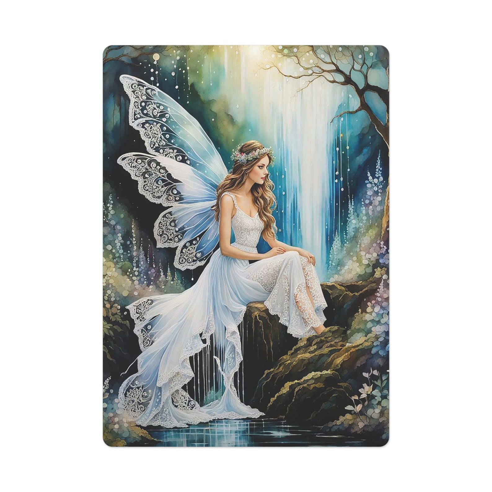 Angel Visiting Poker Cards - Etsy