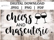 Wine & Cheese Charcuterie Board, Cheese Board, Grazing Board Design, Svg File Quote - Etsy Canada