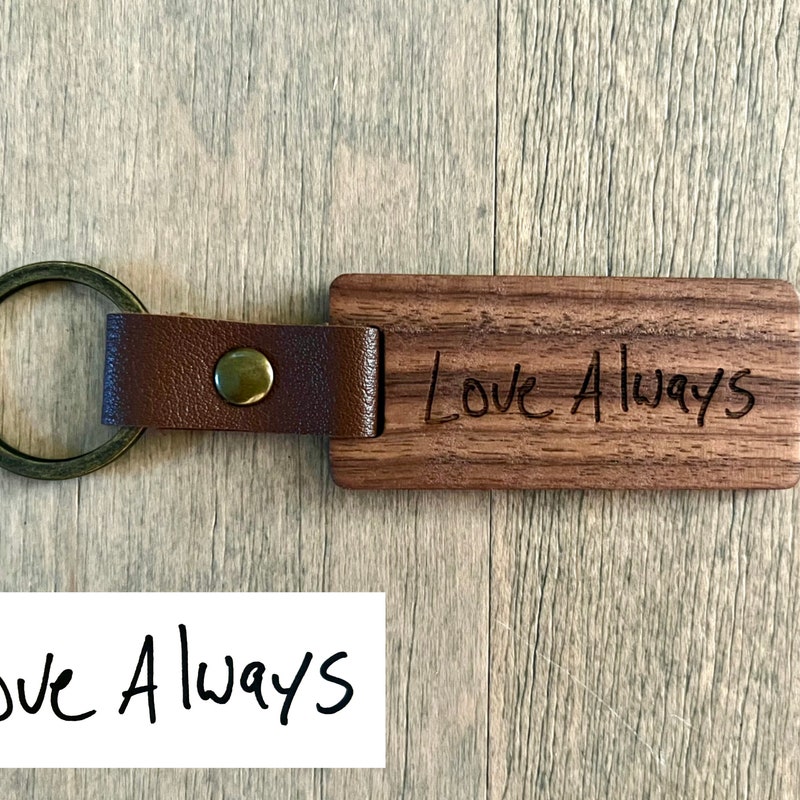 Handwriting Key Chain - Etsy