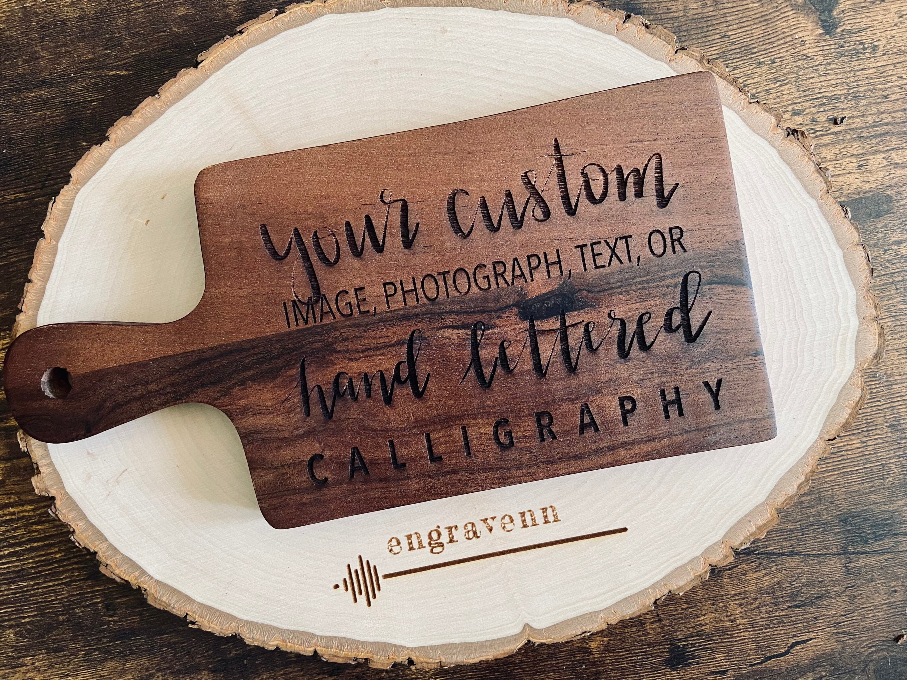 Personalized Mini Wood Cheese Board Engraved Wood Decorative - Etsy