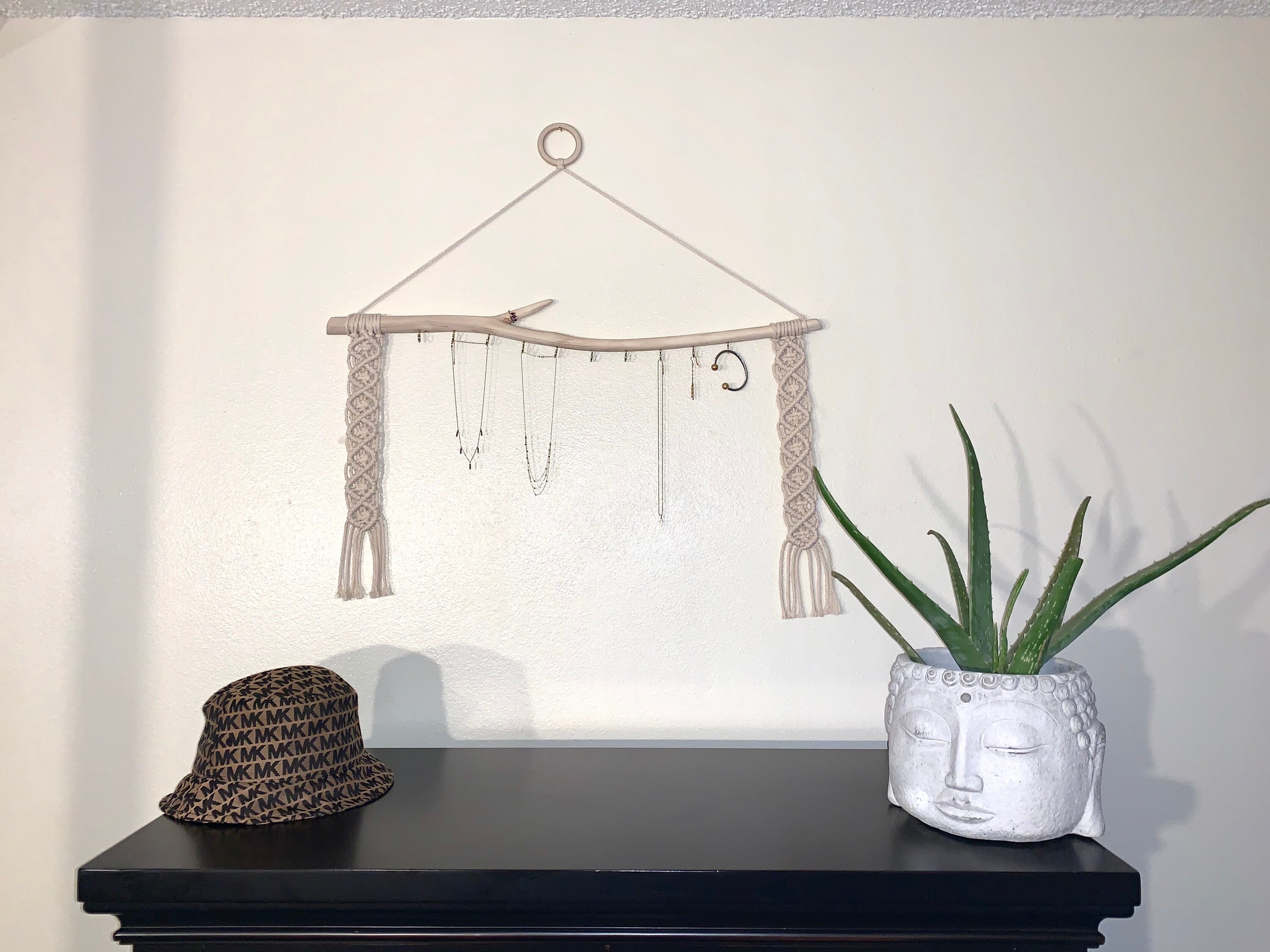 Macrame Jewelry Hanger - Etsy