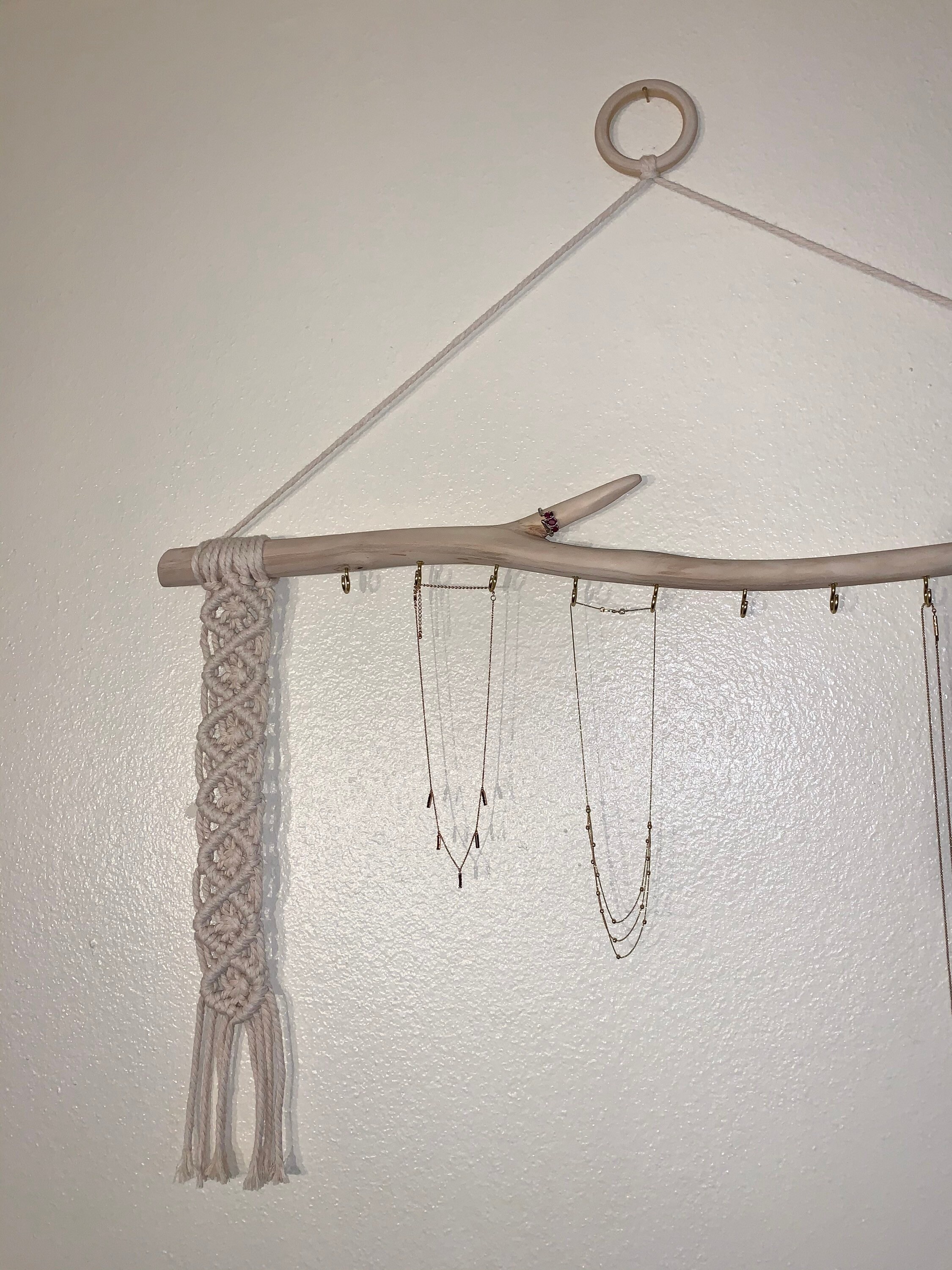 Macrame Jewelry Hanger - Etsy