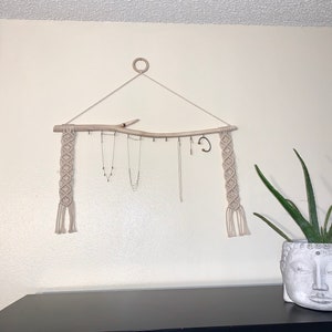 Macrame Jewelry Hanger - Etsy