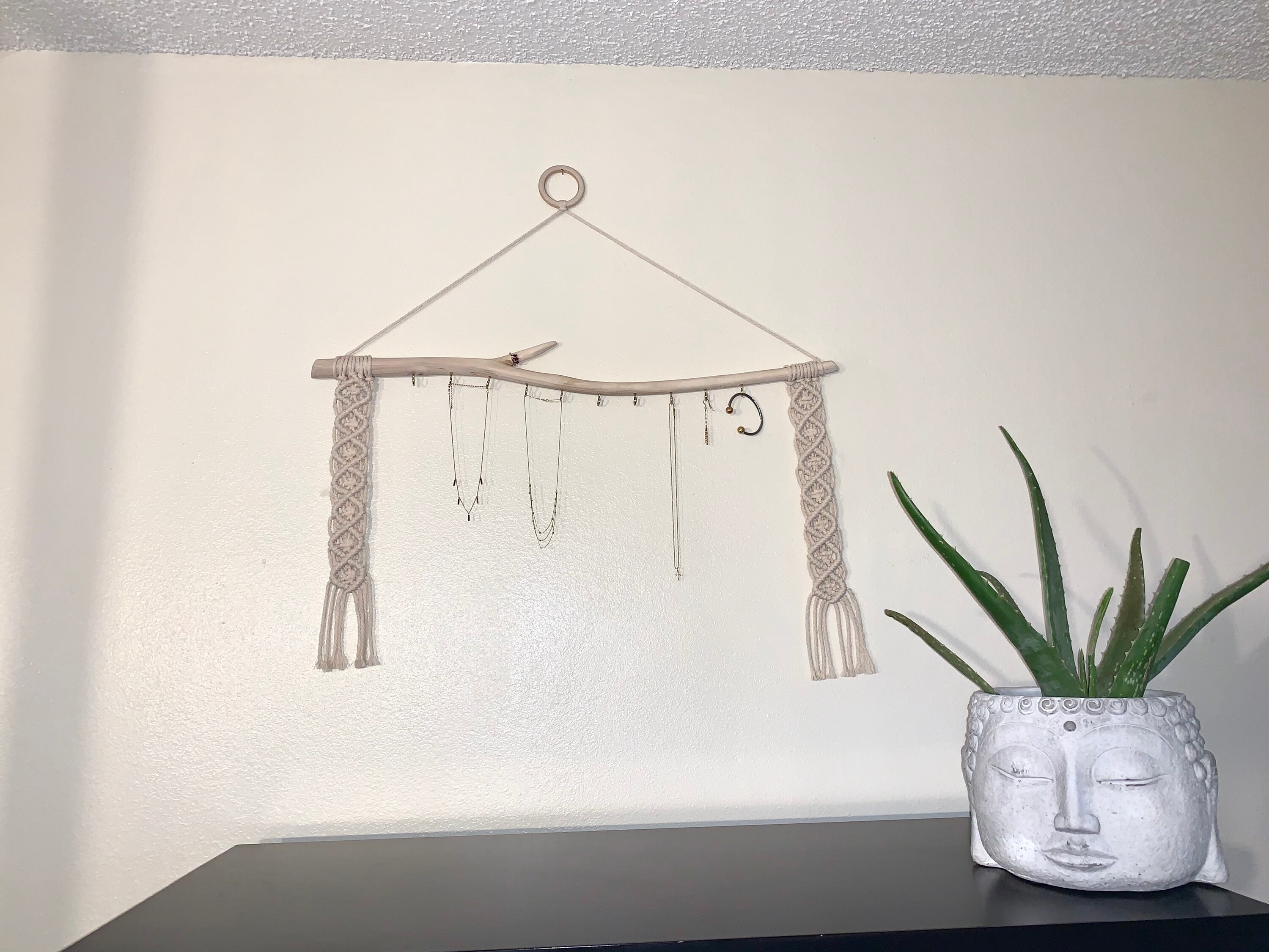 Macrame Jewelry Hanger - Etsy