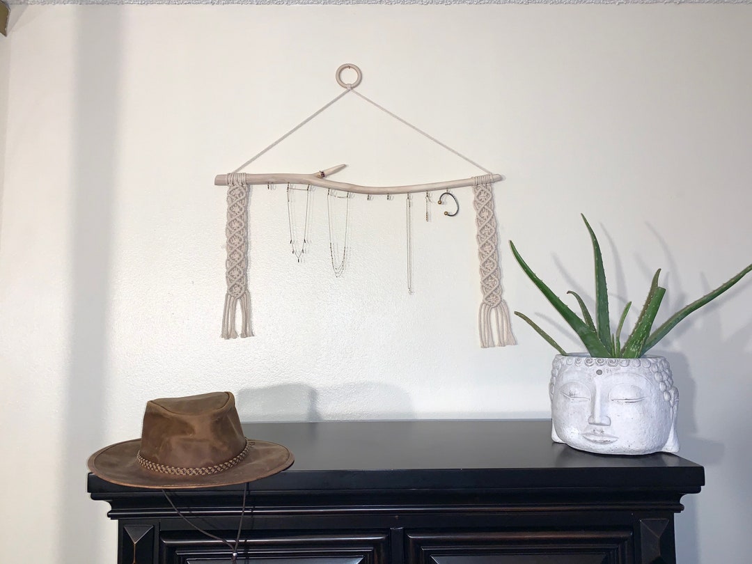 Macrame Jewelry Hanger - Etsy