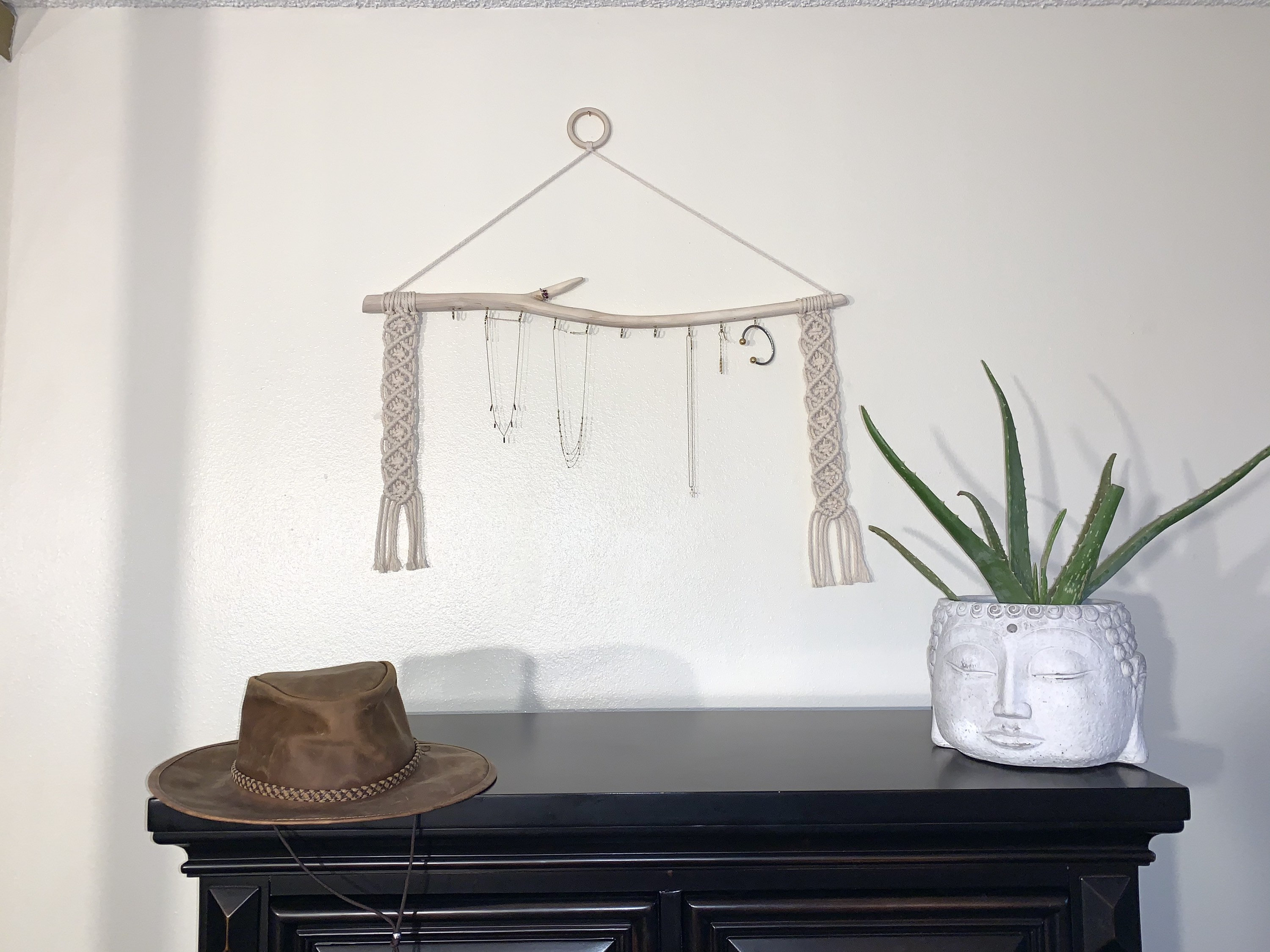 Macrame Jewelry Hanger - Etsy