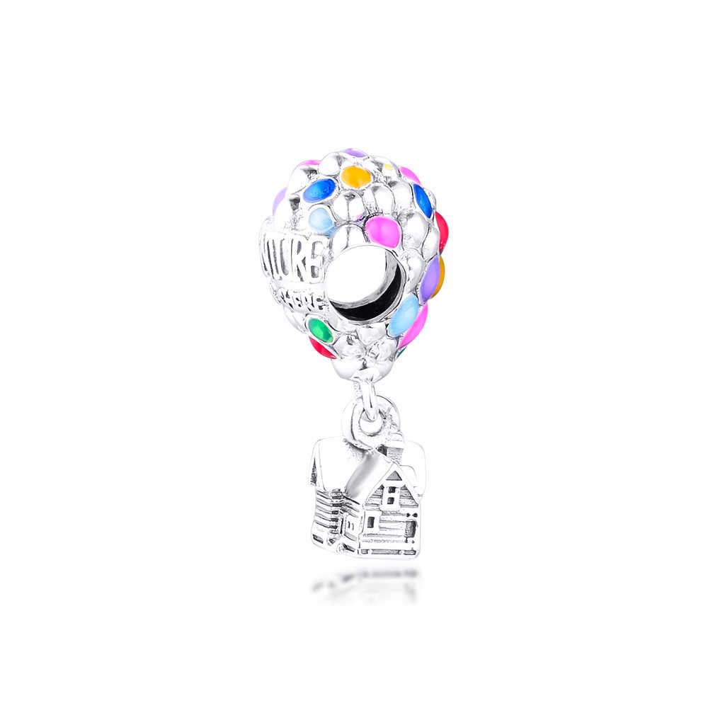Pandora Disney Pixar up House & Balloons Silver Charm - Etsy