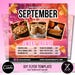 September Bookings Flyer, Book Now Flyer, September Appointment Flyer ...