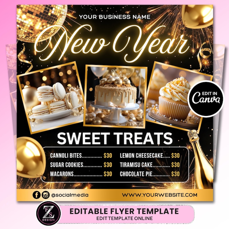 New Years Cake Sale - Etsy