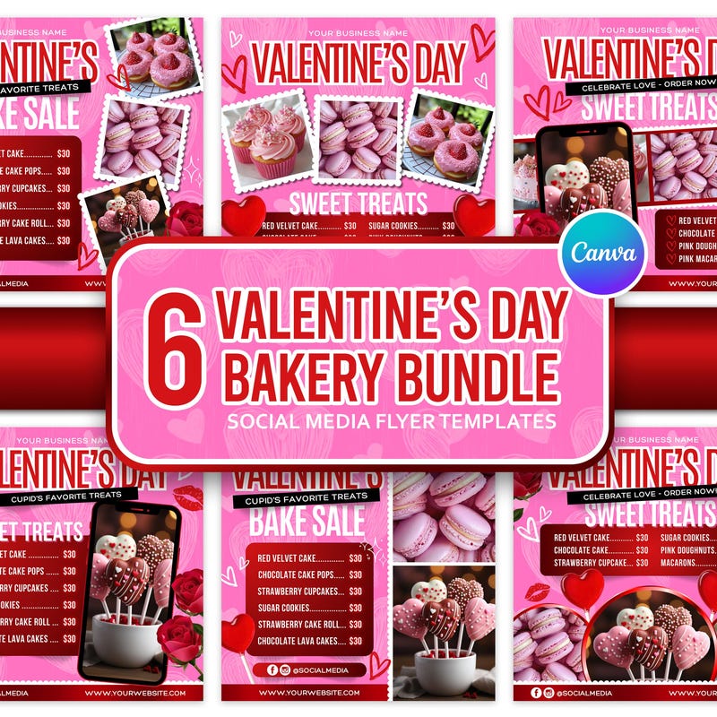 Valentine Treat Menus - Etsy
