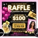 Raffle Flyer, DIY Giveaway Flyer, Raffle Ticket Flyer, Prize Flyer ...